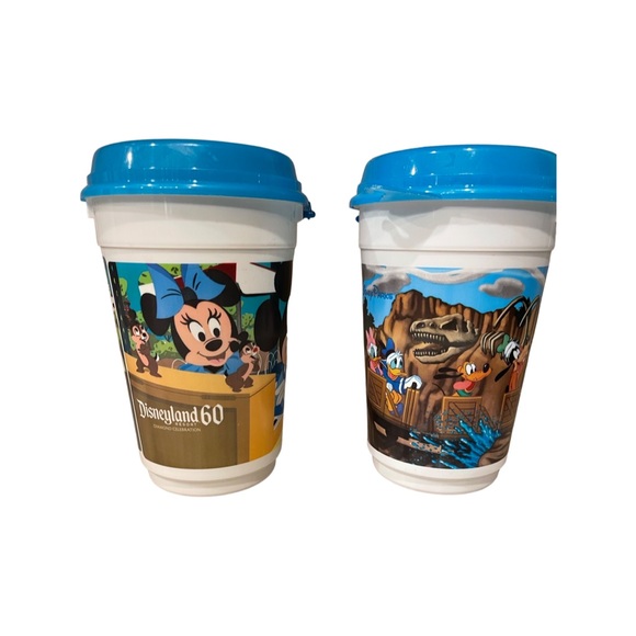 Disney | Kitchen | Disneyland 6th Anniversary Popcorn Buckets Set Of 2 ...